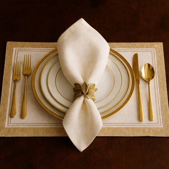 Hillcrest | Dining | Nwt Embroidered Very Elegant Place Mats Table ...